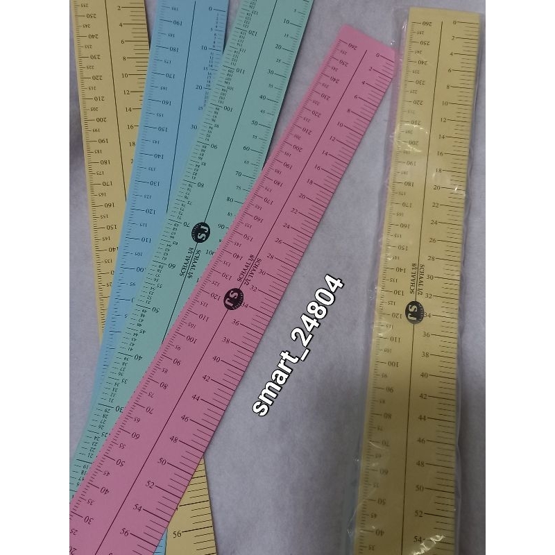 Jual Penggaris Pola(Skala Kertas)/ 1Pack(isi 48 lembar) | Shopee Indonesia