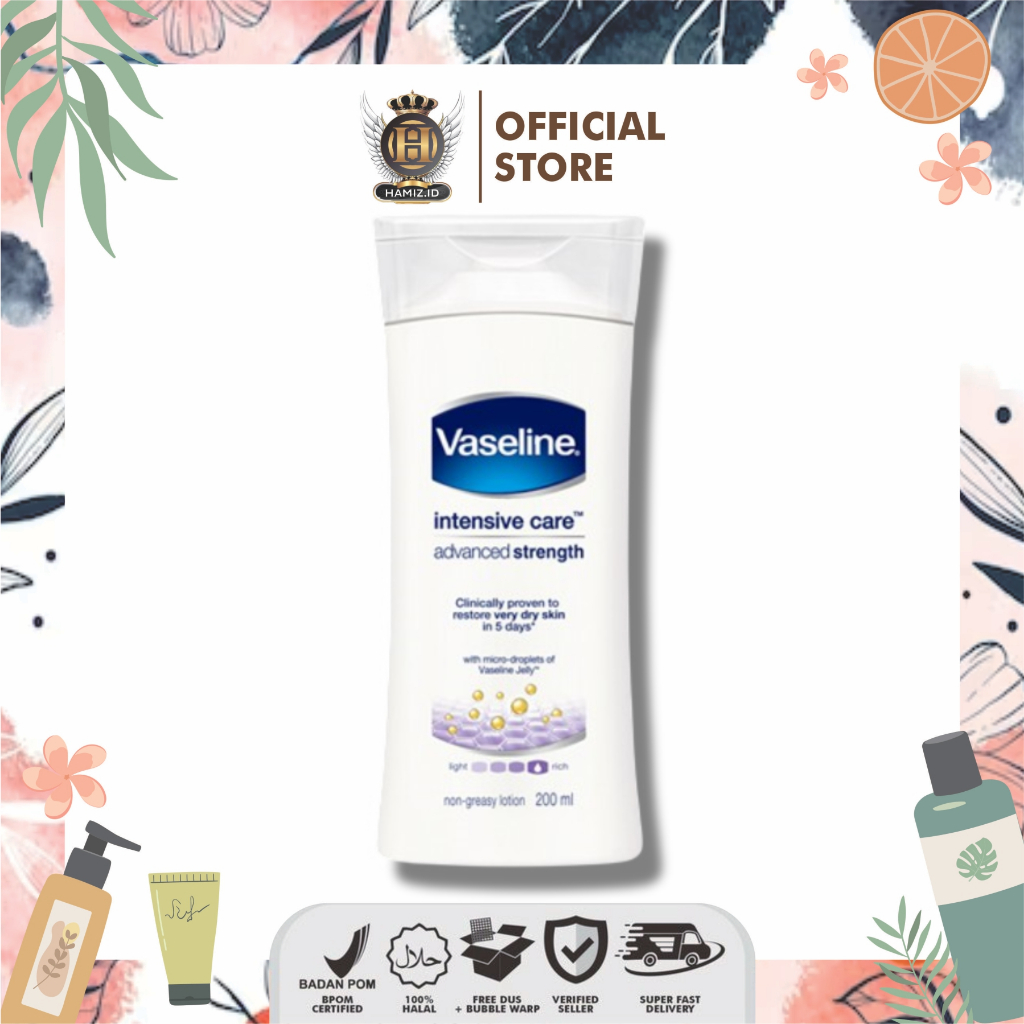 Jual Vaseline Intensive Care Advanced Strength - 200 ml | Shopee Indonesia