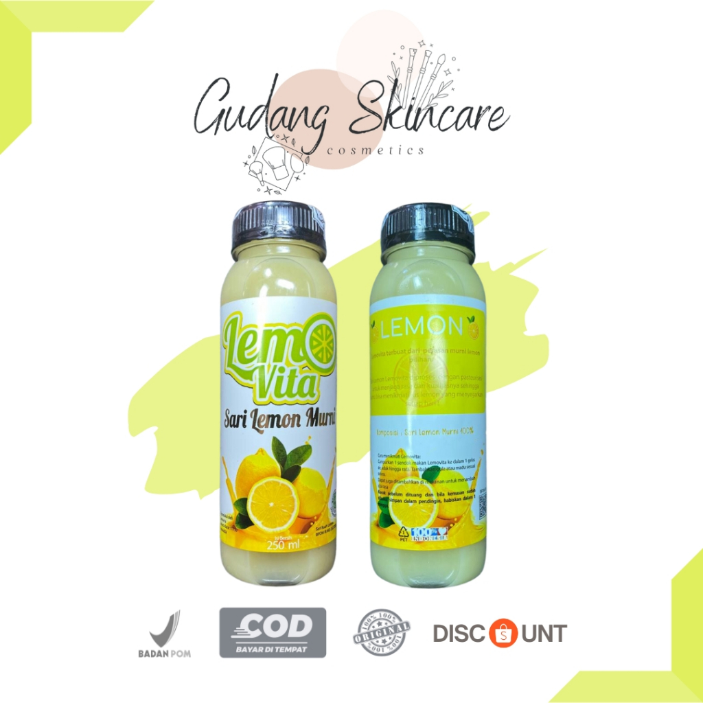 Jual LEMOVITA 250ml/SARI LEMON MURNI/100 % ORIGINAL/BPOM | Shopee Indonesia