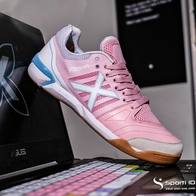Jual Sepatu Futsal Munich Prisma 28 - Pink White 3116028 Original | Shopee Indonesia