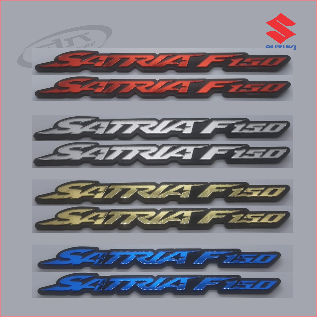 Jual Emblem Suzuki SATRIA FU F150 Timbul Logo Motor 3D Akrilik Variasi ...