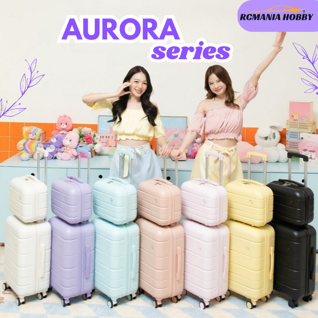Jual Luxes Koper Aurora Travel Warna Pastel Koper Premium 20 16 14 inch ...