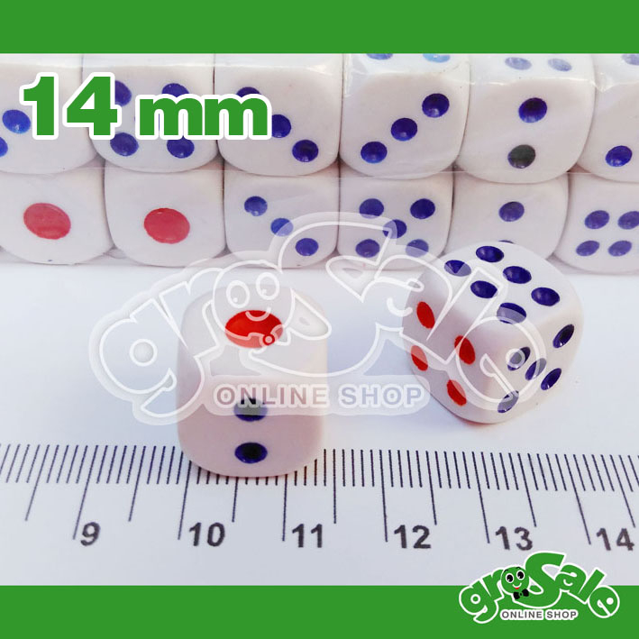 Jual [3PCS] DADU 9-11-13-14-18-24 MM PUTIH PELENGKAP PERMAINAN BOARD ...