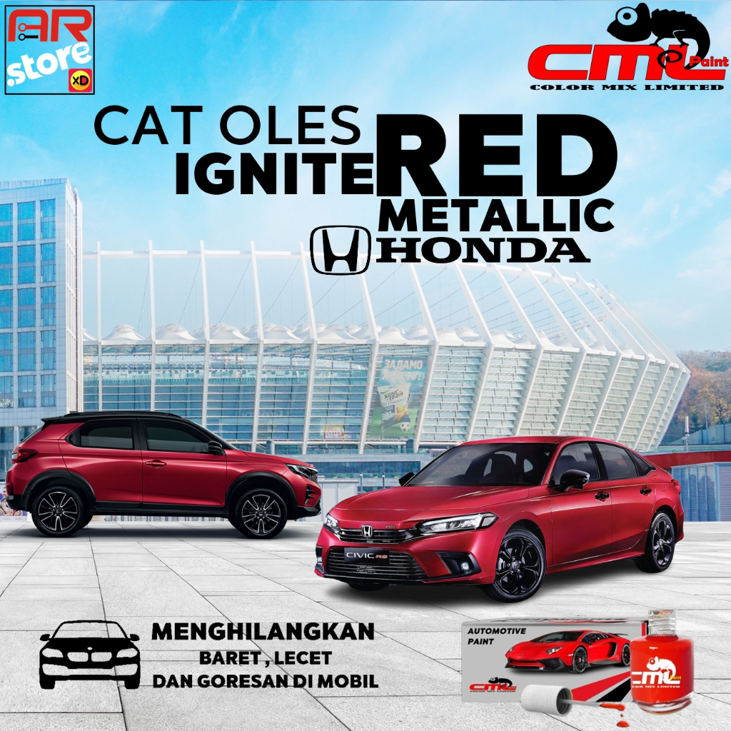 Jual Honda Ignite Red Metallic CML Cat Oles Mobil | Shopee Indonesia