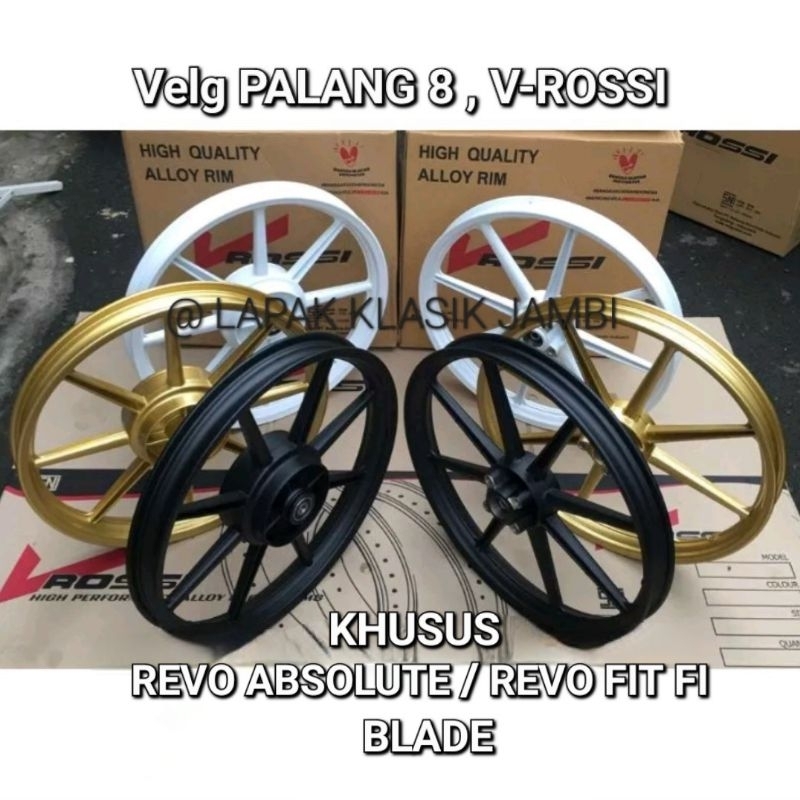 Jual Velg Pelek Palang 8 ROSSI SWAN Khusus REVO ABSOLUTE / REVO FIT FI ...