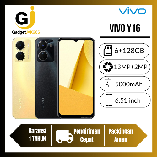 Jual VIVO Y16 RAM 8/128GB GARANSI 1THN | Shopee Indonesia
