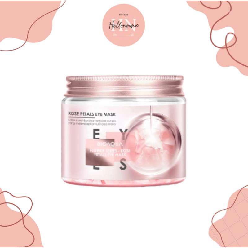 Jual BIOAQUA Flower Series - Rose Petals Eye Mask 80Pcs | Shopee Indonesia