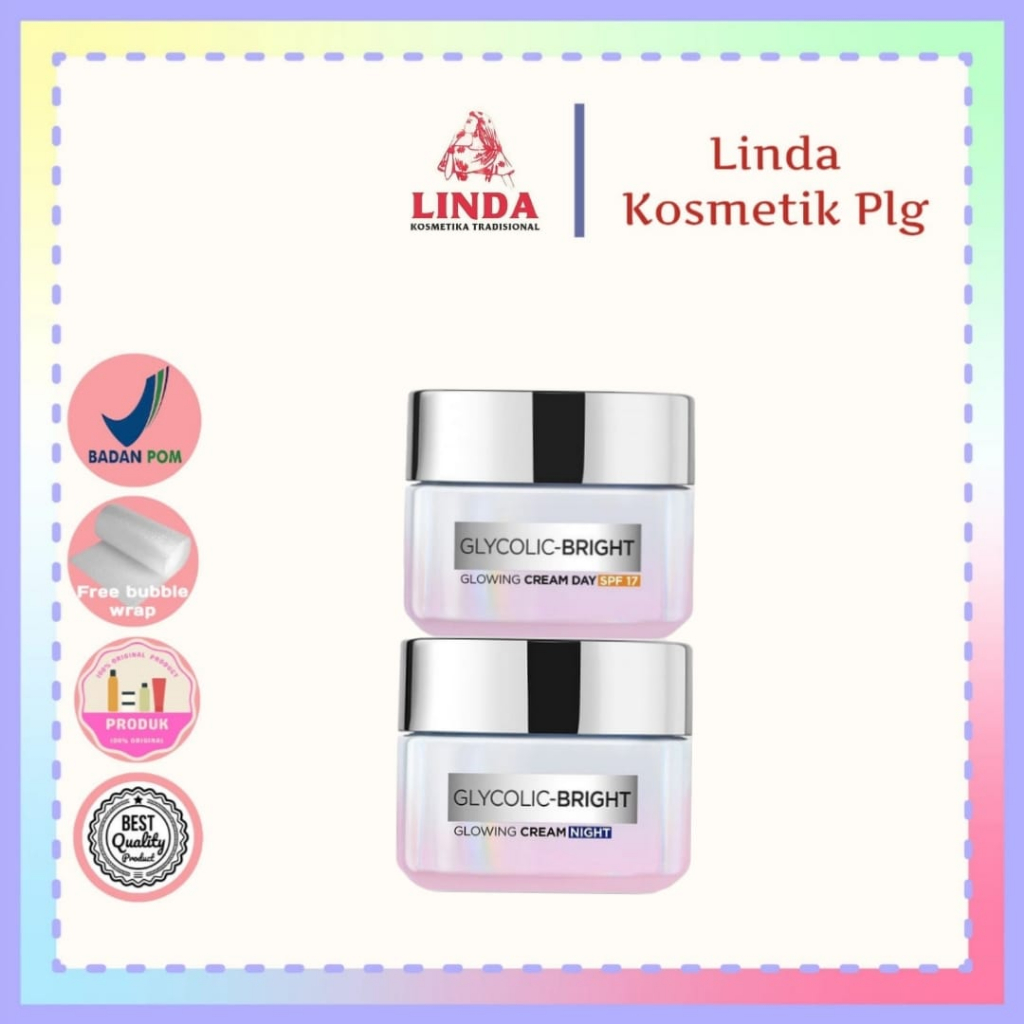 Jual LOREAL GLYCOLIC-BRIGHT DAY & NIGHT 50ML | Shopee Indonesia