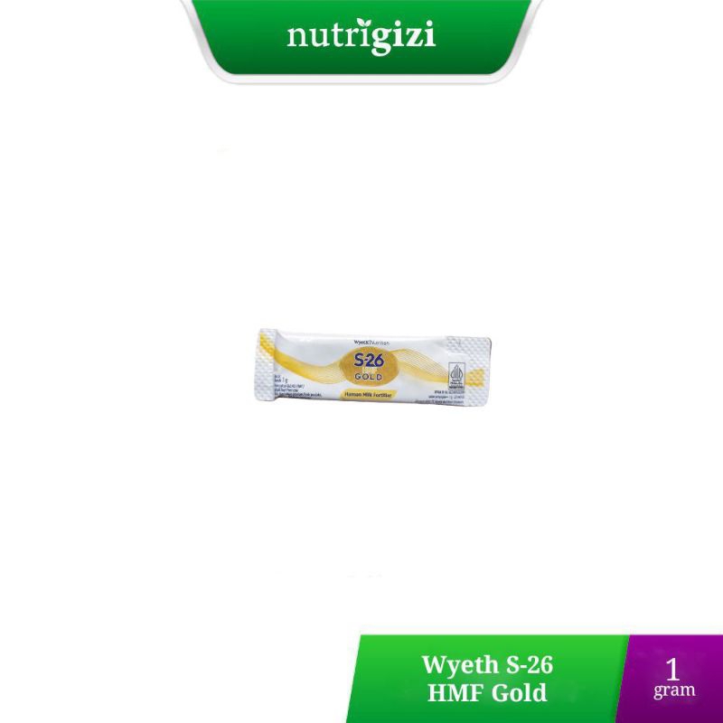 Jual Nutrigizi | Wyeth S-26 HMF (Human Milk Fortifier) Gold Suplementasi Tambahan ASI Bayi ...