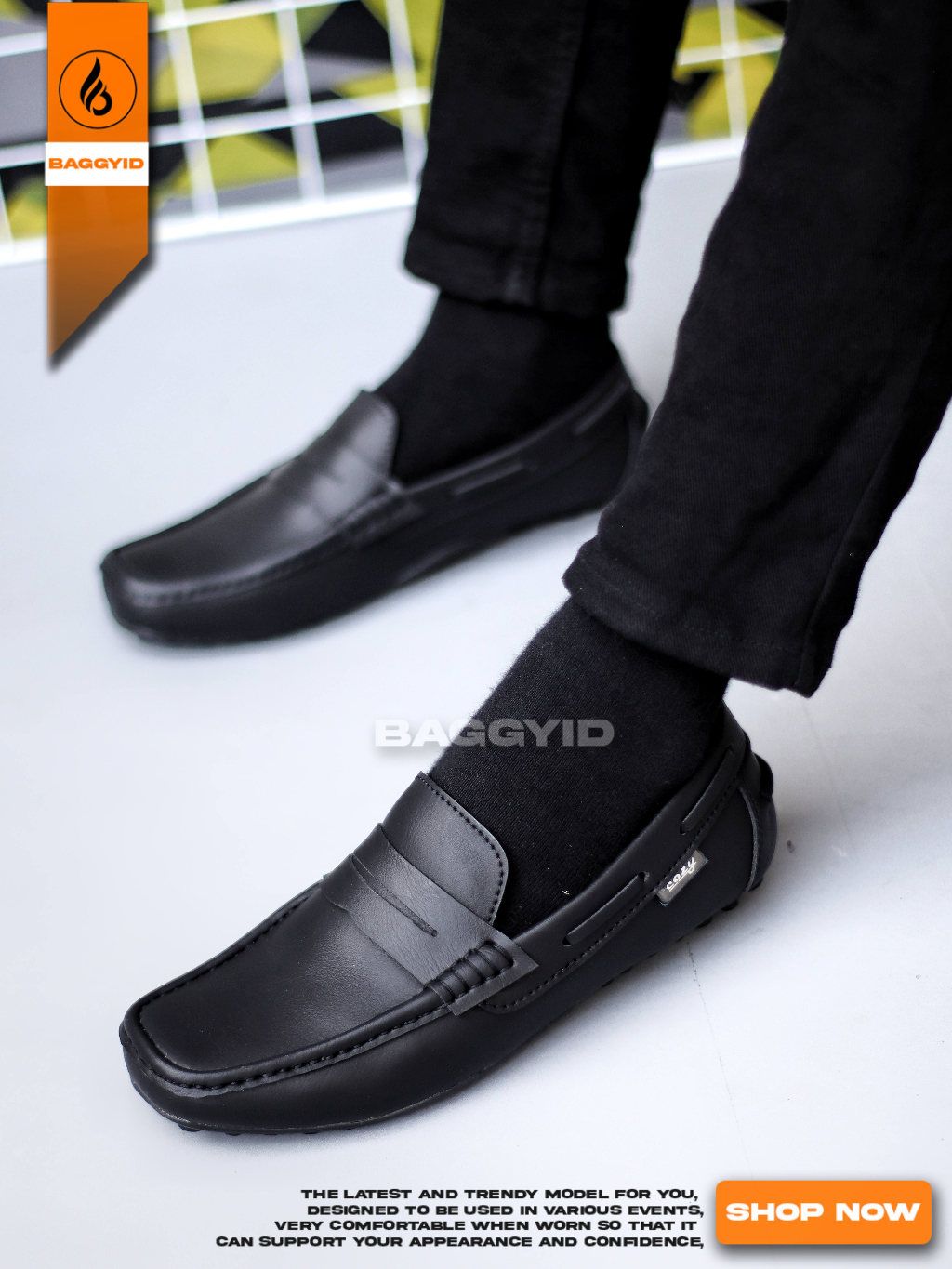 Jual BAGGY X VERONA Sepatu Slip On Pria Sepatu Pria Casual Pria Kulit ...