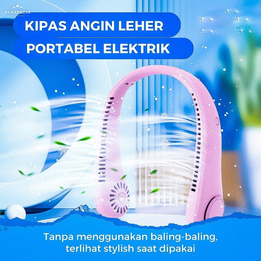 Jual Neck Fan Kipas Angin Leher Goojodoq neck fan kipas angin gantung ...
