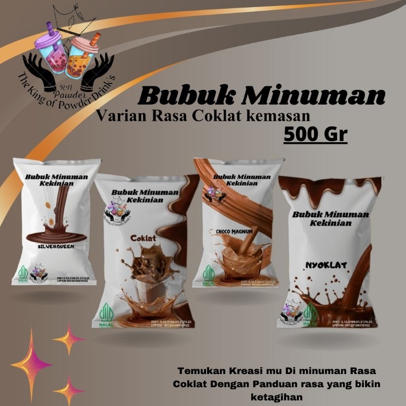 Jual Bubuk Minuman Coklat 500 Gram Bubuk Minuman Rasa Cokelat Powder ...