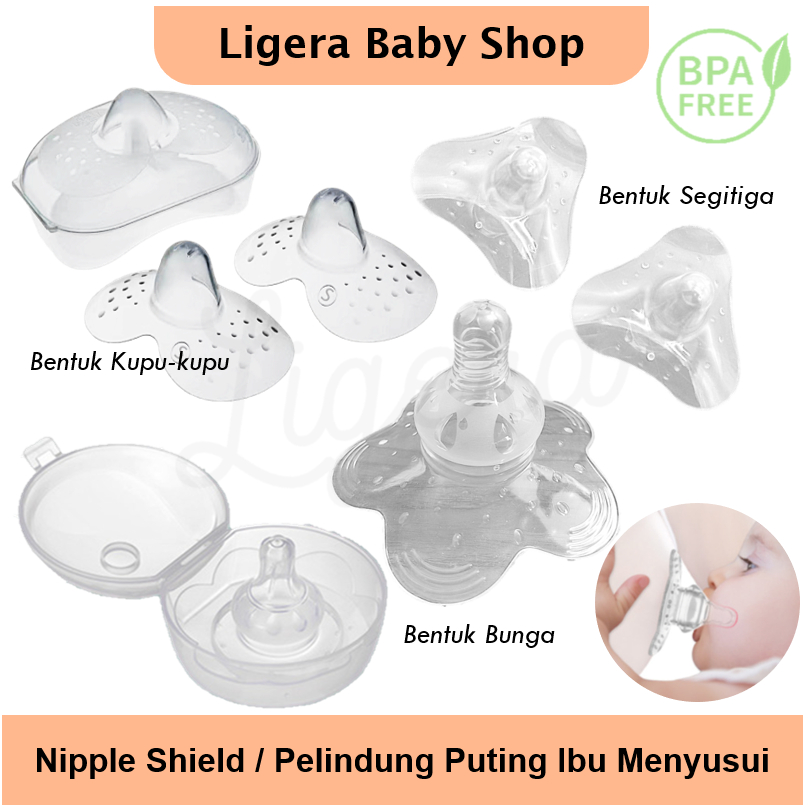 Jual LIGERA Pelindung Puting Payudara Ibu Menyusui / Nipple Shield ...