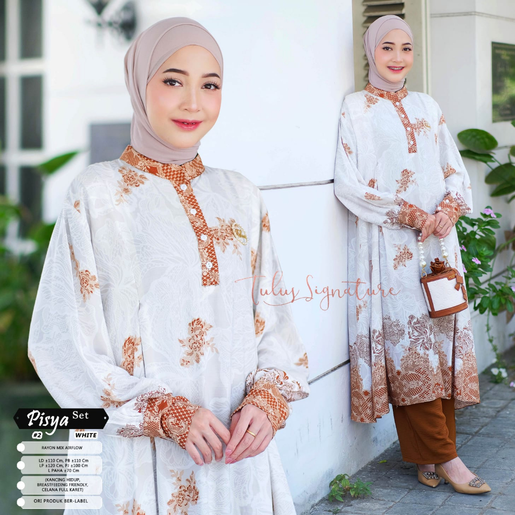 Jual Tulus Signature Pisya Set / One Set Wanita Kondangan Kekinian ...