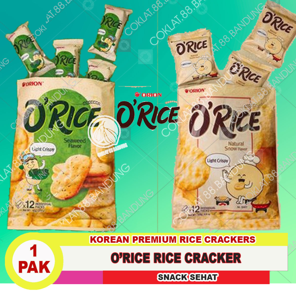 Jual DELFI ORION K RICE SNACK, K RICE SEAWEED KOREAN PREMIUM RICE ...