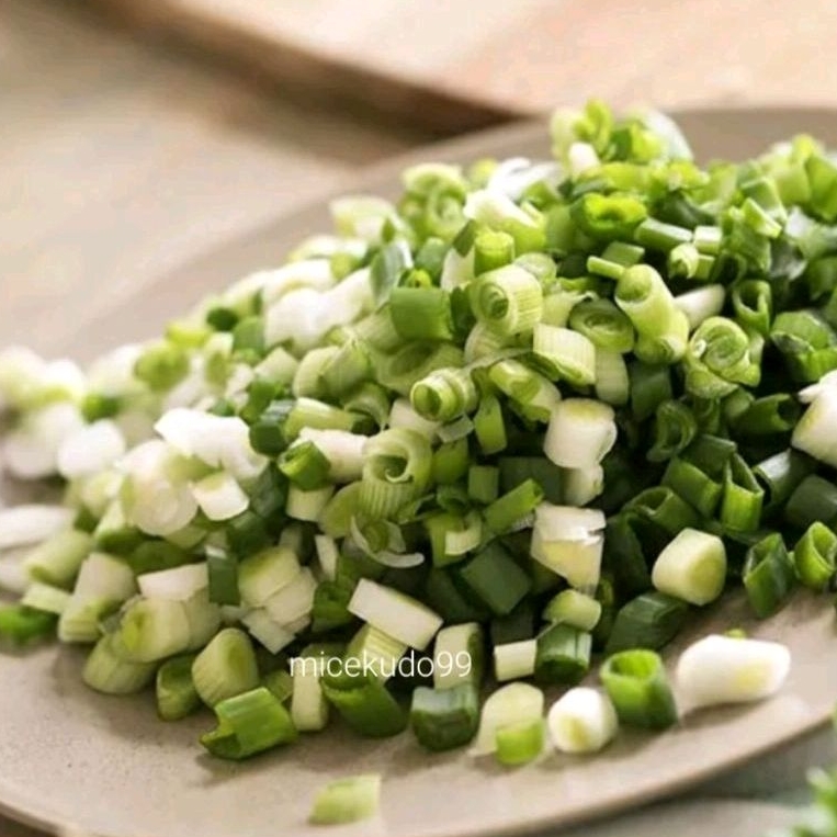 Jual DAUN BAWANG POTONG SEGAR FRESH IRIS CINCANG PRE PREI LEEK SPRING ...