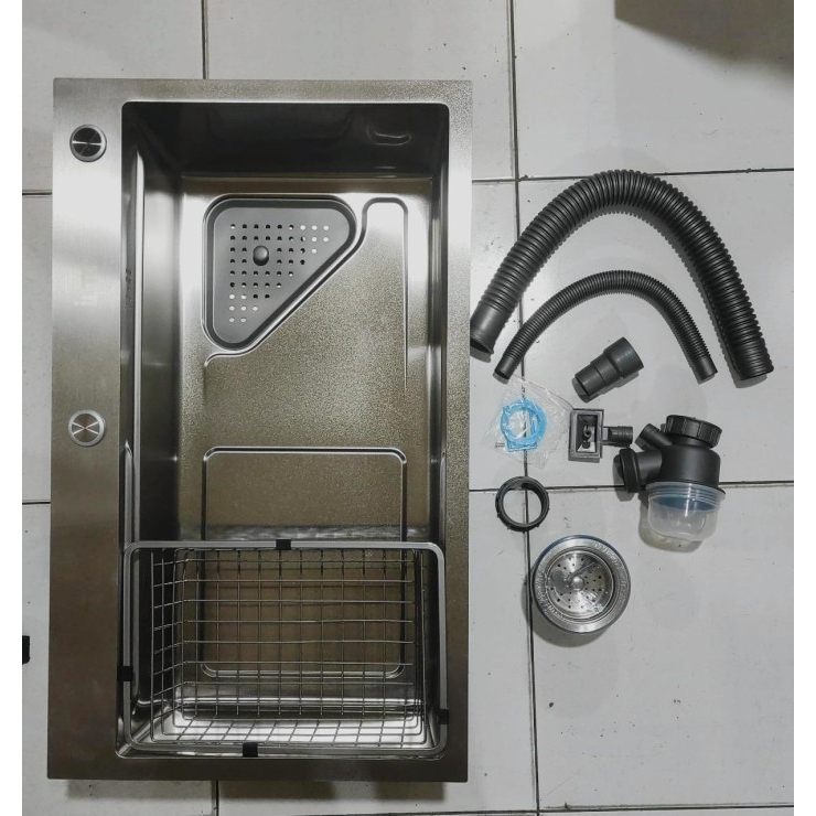 Jual TERMURAH IGM IB 018 Bak Cuci Piring 75x45x23cm Kitchen Sink 2 ...