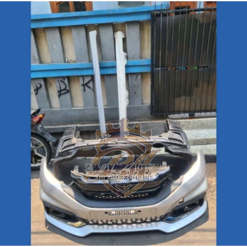 Jual Bemper Bumper depan belakang set Grill Trisplang Honda Mobilio RS Facelift | Shopee Indonesia