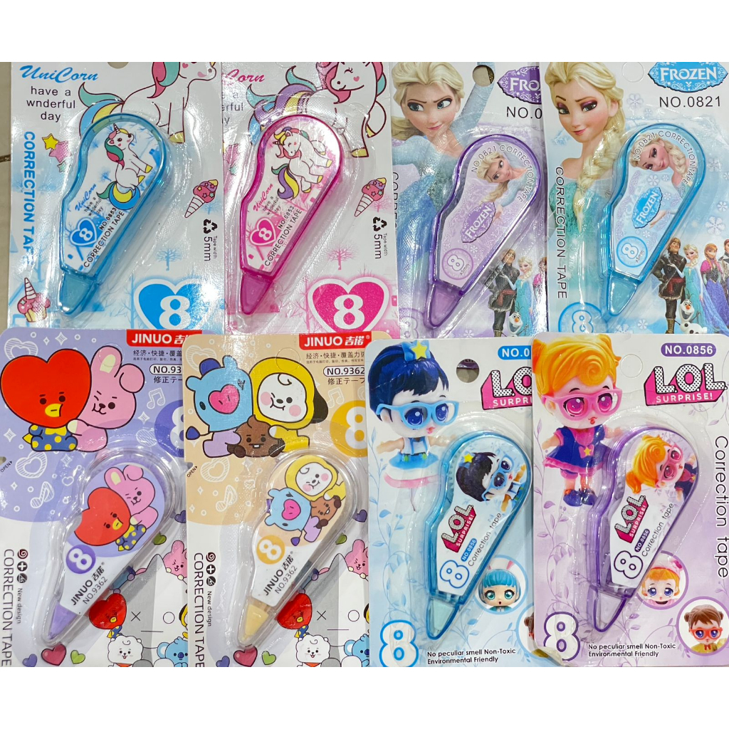 Jual Tipe X Roll Tipe X Karakter Lucu tip-ex Kertas Fancy Karakter ...