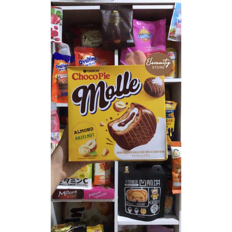 Jual Orion Choco Pie Chocopie Molle Almond Hazelnut Chocolate Vietnam ...