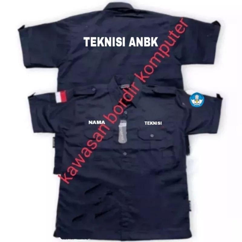 Jual terbaru seragam teknisi ANBK kemeja teknisi ANBK pdh teknisi ANBK ...