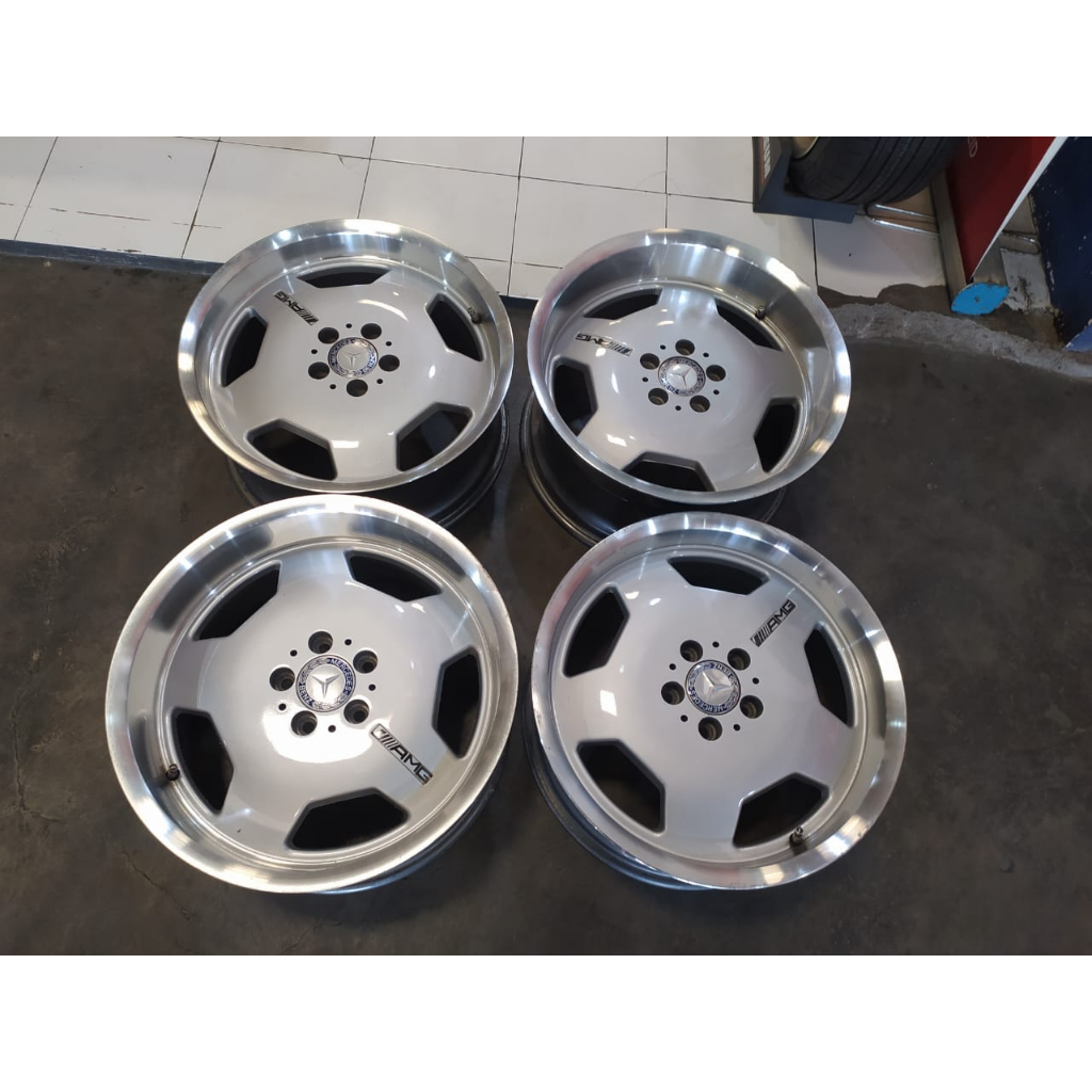 Jual Velg Bekas Mobil Mercy Ring 18 Lebar 8/9 Pcd 5x112 Offset 40/35 ...