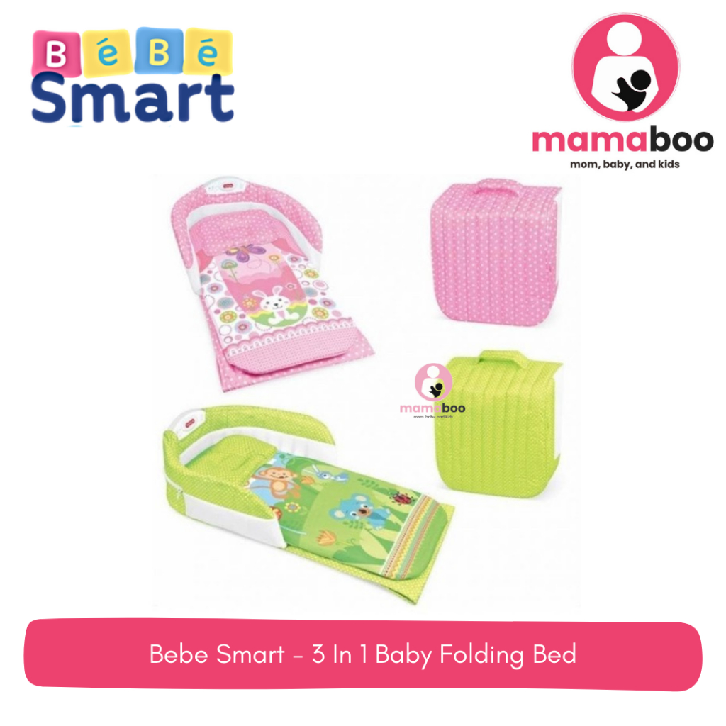 Jual Bebe Smart - 3 In 1 Baby Folding Bed | Shopee Indonesia