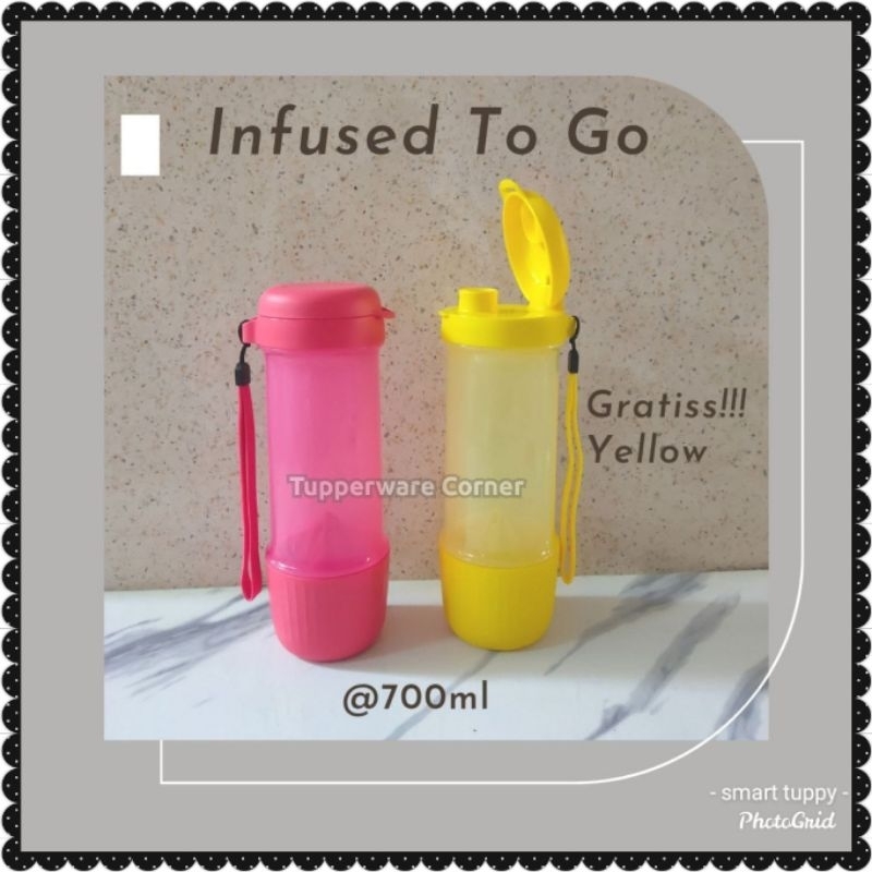 Jual infuse to go 750 ml, botol infus water ori tupperware | Shopee ...