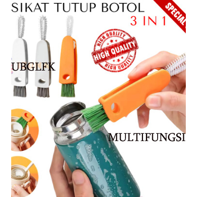 Jual IMPORT 3 IN 1 SIKAT PEMBERSIH TUTUP BOTOL 3 IN 1 / SIKAT CUCI ...