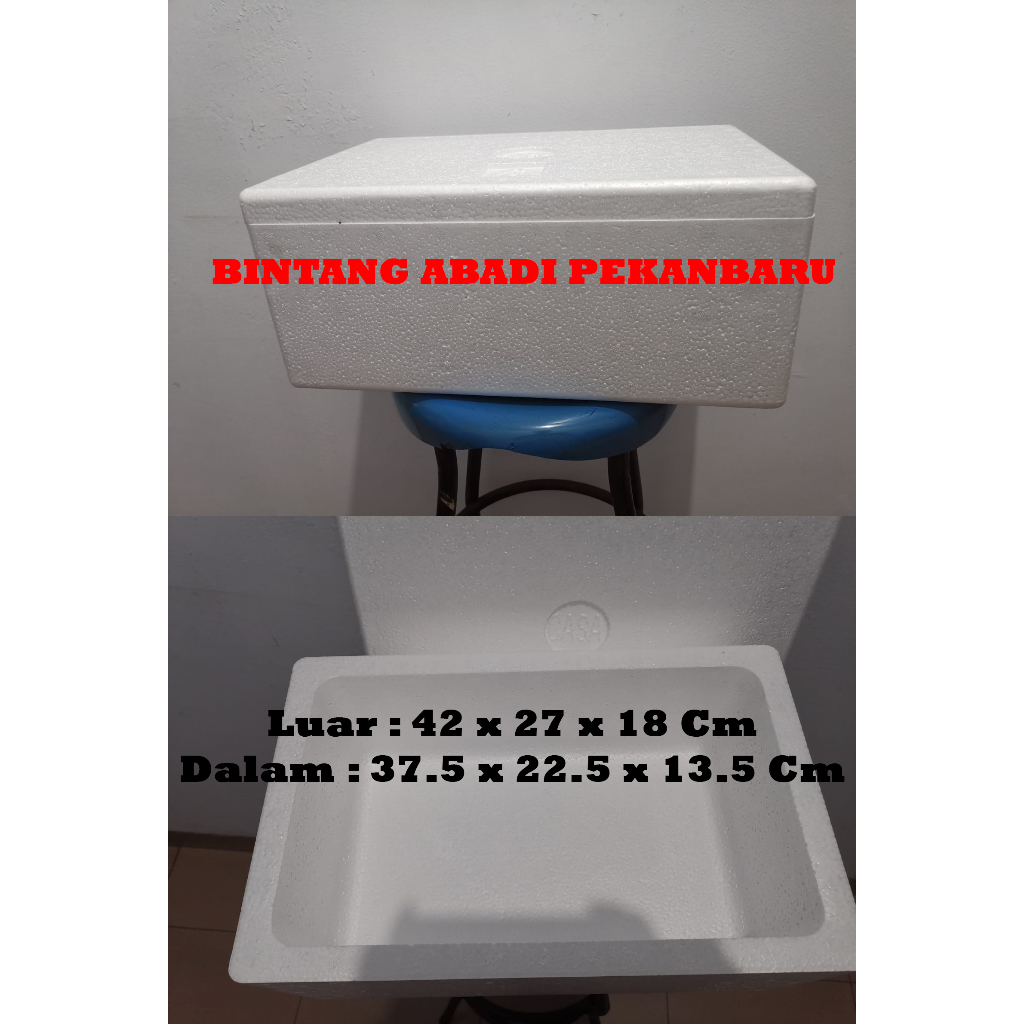 Jual Sterefoam Box Es Gabus Styrofoam Buah 6 Liter Tebal / Box Ikan ...