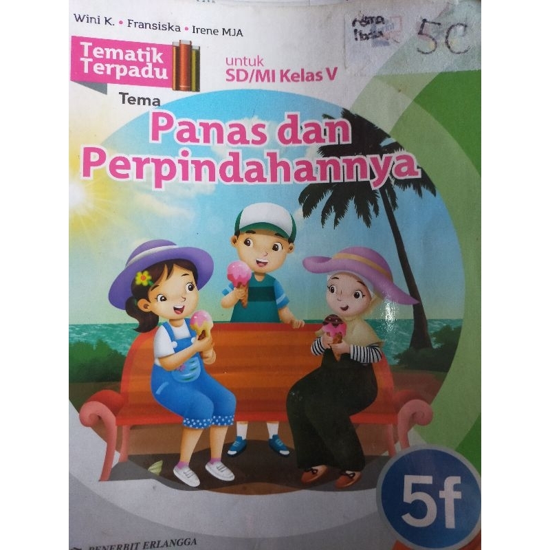 Jual Buku Tematik Terpadu Kelas 5 Sd Tema 5f Penerbit Erlangga