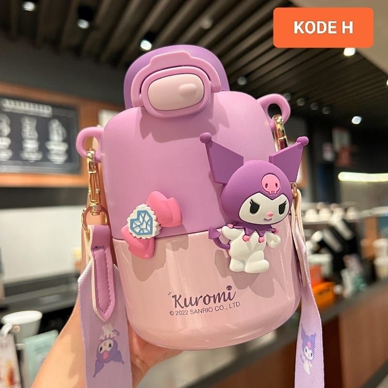 Jual TUMBLER GEMOY KUROMI 600ML BOTOL KUROMI | Shopee Indonesia