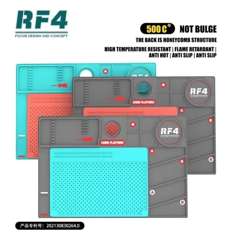 Jual RF4 RF-P02 Karpet alas meja service anti panas 38cmx26cm | Shopee Indonesia