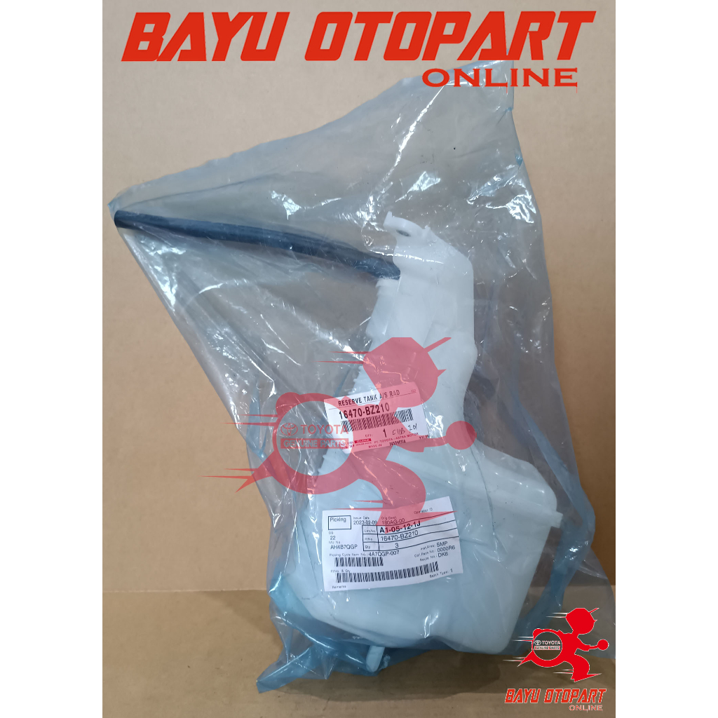 Jual TABUNG SERAP RADIATOR / TANK ASSY,RADIATOR RESERVE TOYOTA AVANZA ...