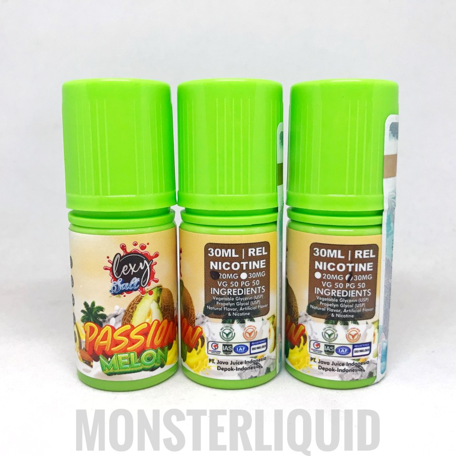 Jual SALT LEXY PASSION MELON BY JAVA JUICE 30ML | Shopee Indonesia