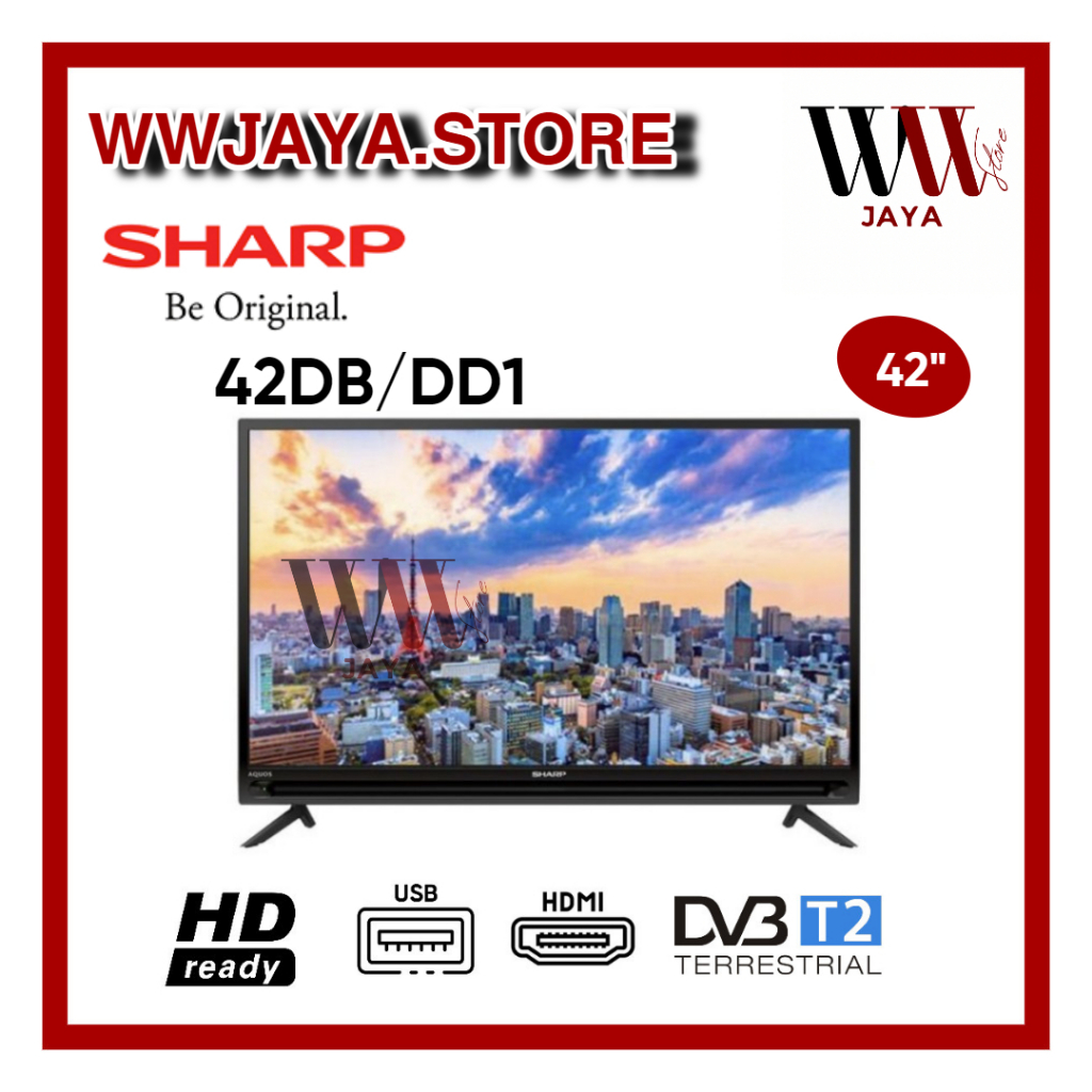Jual TV LED Digital 42BD1/42DD1 LED Sharp 42 Inch Digital TV | Shopee Indonesia