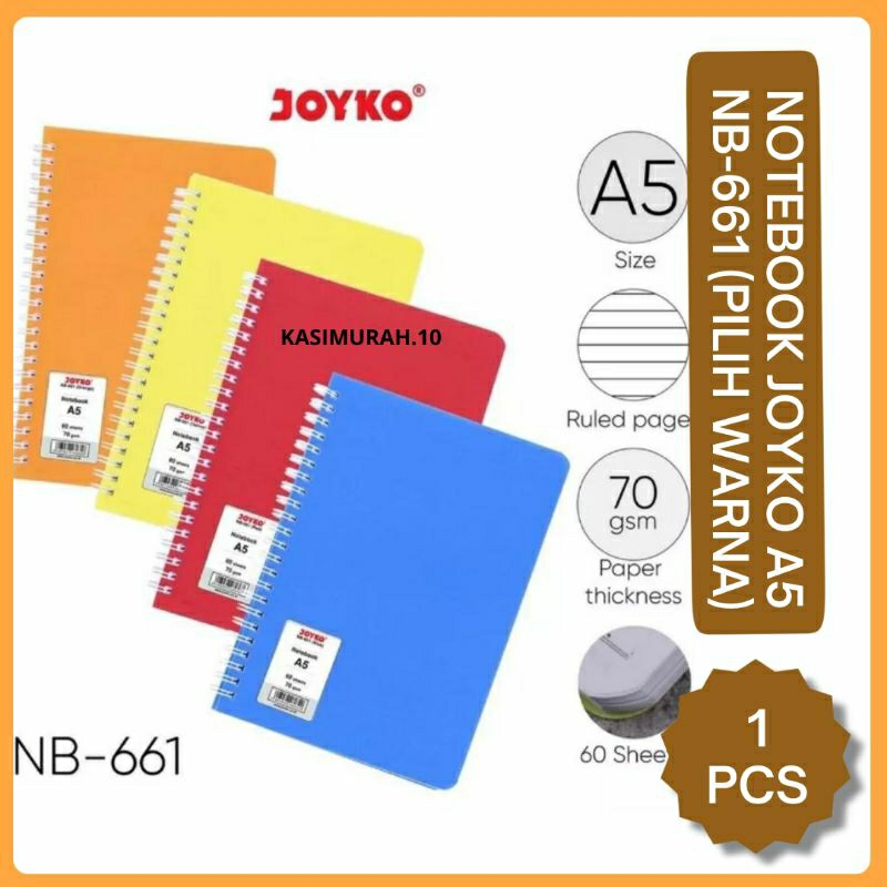 Jual Notebook Diary Joyko A5 NB-661 / Buku Tulis Joyko A5 | Shopee Indonesia