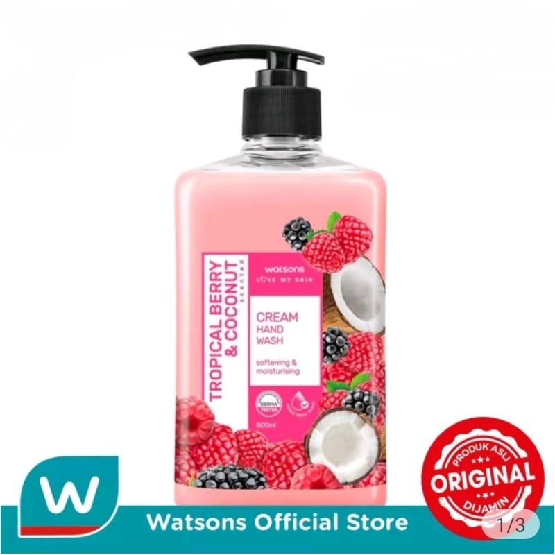 Jual Watsons Hand Wash 500ml / Sabun cuci tangan wangi lembut di tangan ...