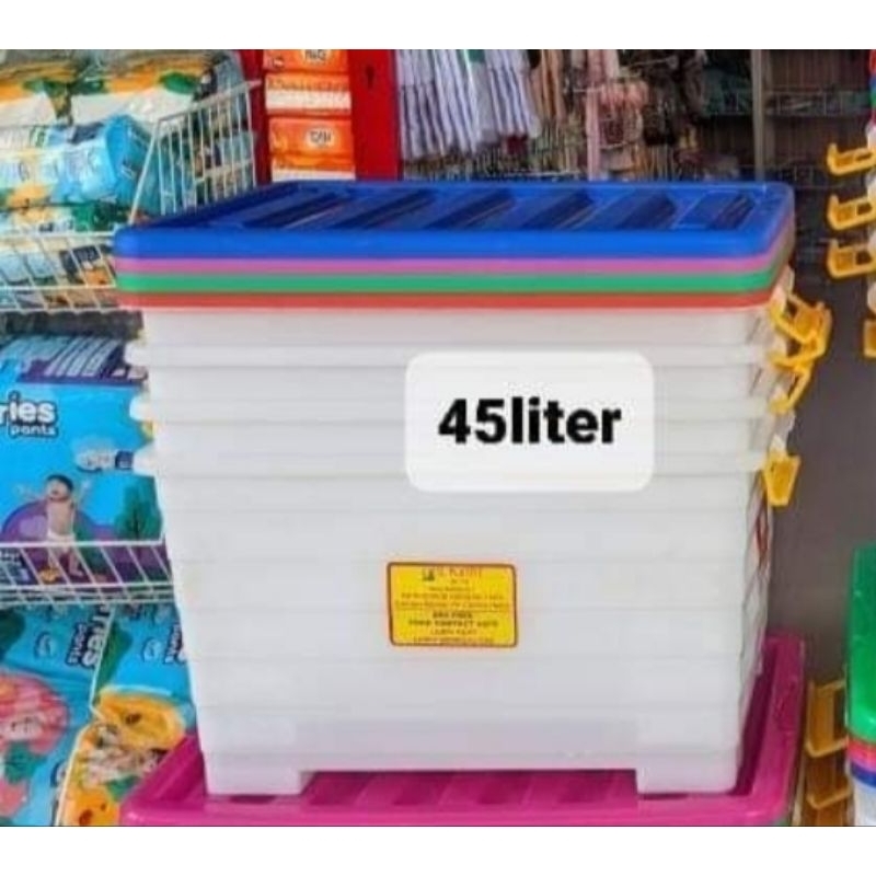 Jual Kontainer Box 45 Liter/ Kontainer Baju / Box Serbaguna | Shopee ...