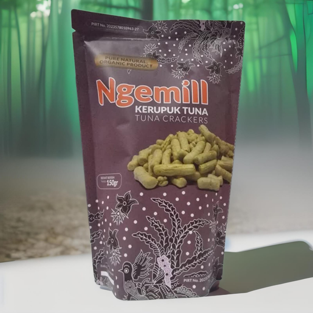 Jual NGEMIL KERIPIK IKAN TUNA PEDAS CEMILAN SNACK CHIPS KERUPUK ...
