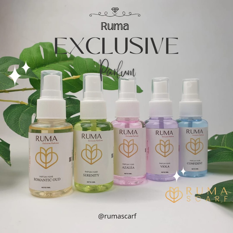 Jual RUMA - PARFUM RUMA 70ML 100% ORIGINAL | Shopee Indonesia