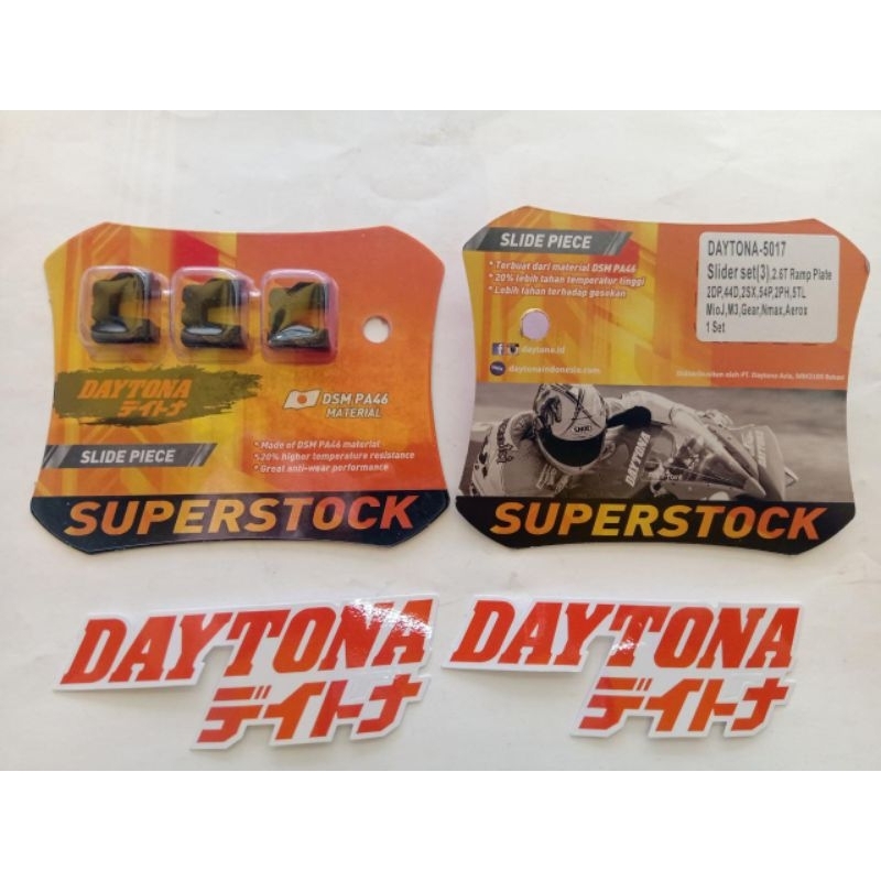 Jual [MURAH] SLIDER PIECE SET DAYTONA JAPAN (5017) NMAX AEROX LEXI MIO ...