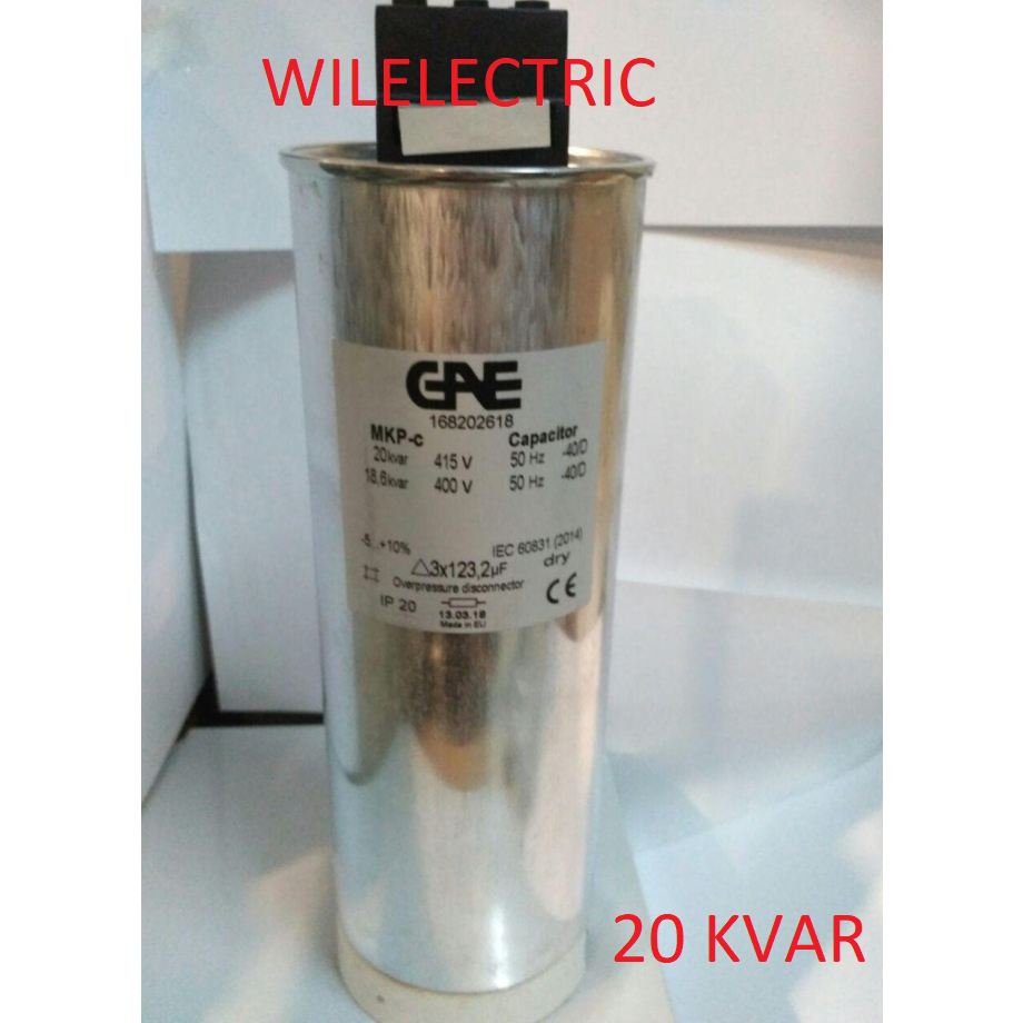 Jual GAE Capacitor Kapasitor MKPC MKP-C 3P 20 KVAR 20KVAR 415V 203440022 | Shopee Indonesia
