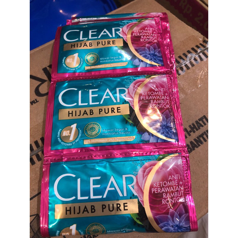 Jual CLEAR Shampoo 1 Renteng isi 12 sachet | Shopee Indonesia