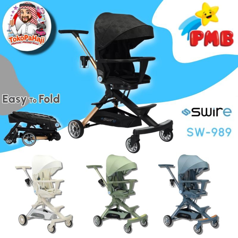 Jual STROLLER RODA 4 REVERSIBLE SEAT TRAVEL EASY TO FOLD PMB TOYS ...