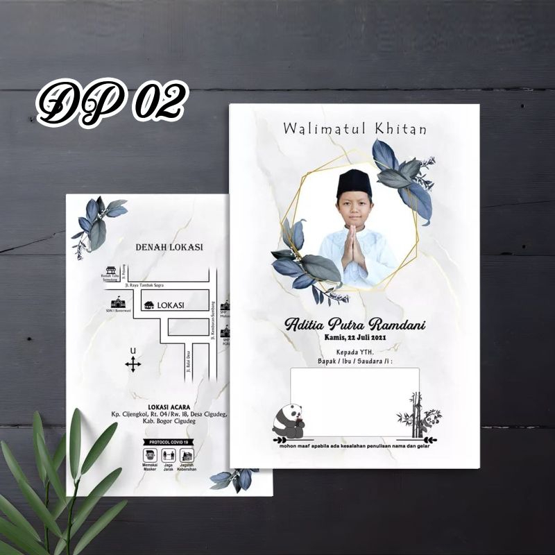 Jual Undangan khitanan, sunatan, tasyakuran khitan | Shopee Indonesia