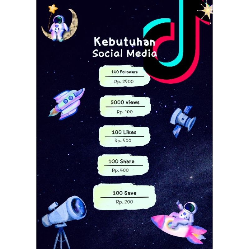 Jual Paket Bagong TIK TOD FOLL LAIK SHARE Murmer | Shopee Indonesia