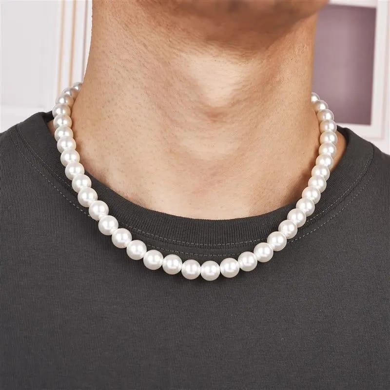 Jual Kalung Mutiara, Kalung Pria Dan Wanita Kekinian, Pearl necklace ...