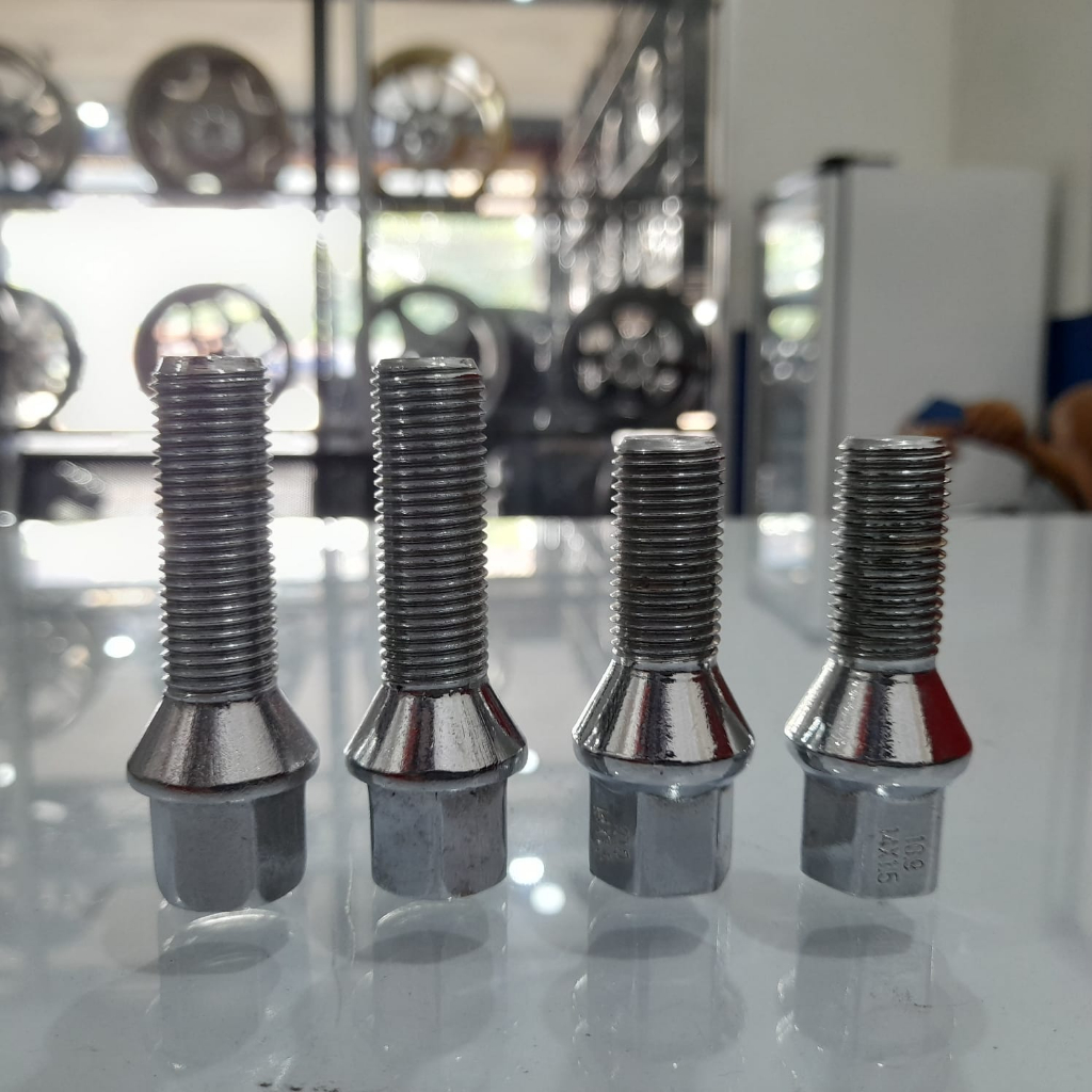 Jual Baut Roda Mobil Mercy, BMW DLL Ukuran Lengkap 12mm | Shopee Indonesia