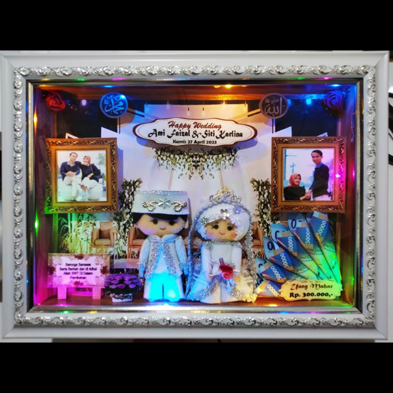 Jual Frame Mahar Pernikahan Adat Sunda, Padang, Palembang, Jawa, dll ...